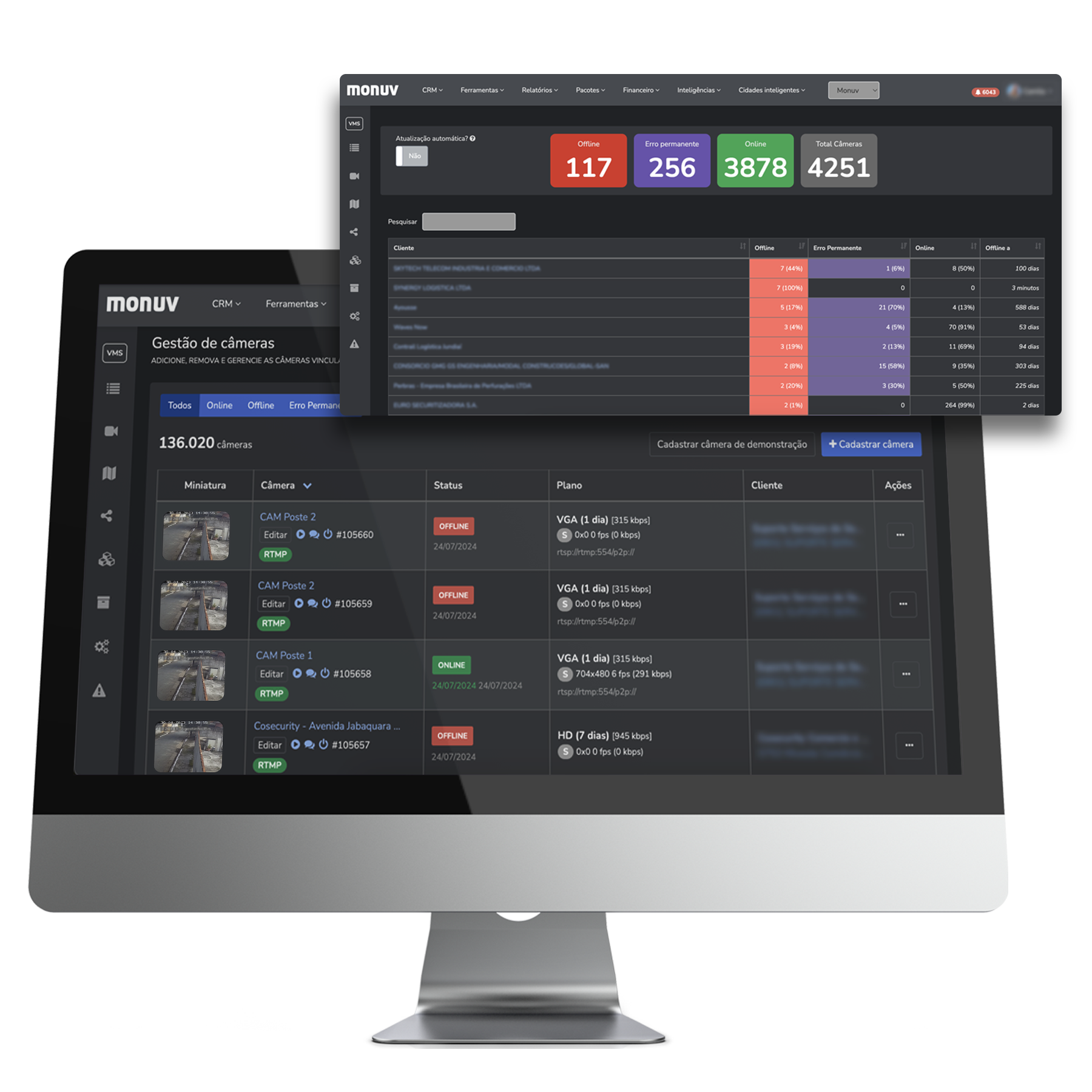 VMS em nuvem mais ESTÁVEL e inteligente do Brasil